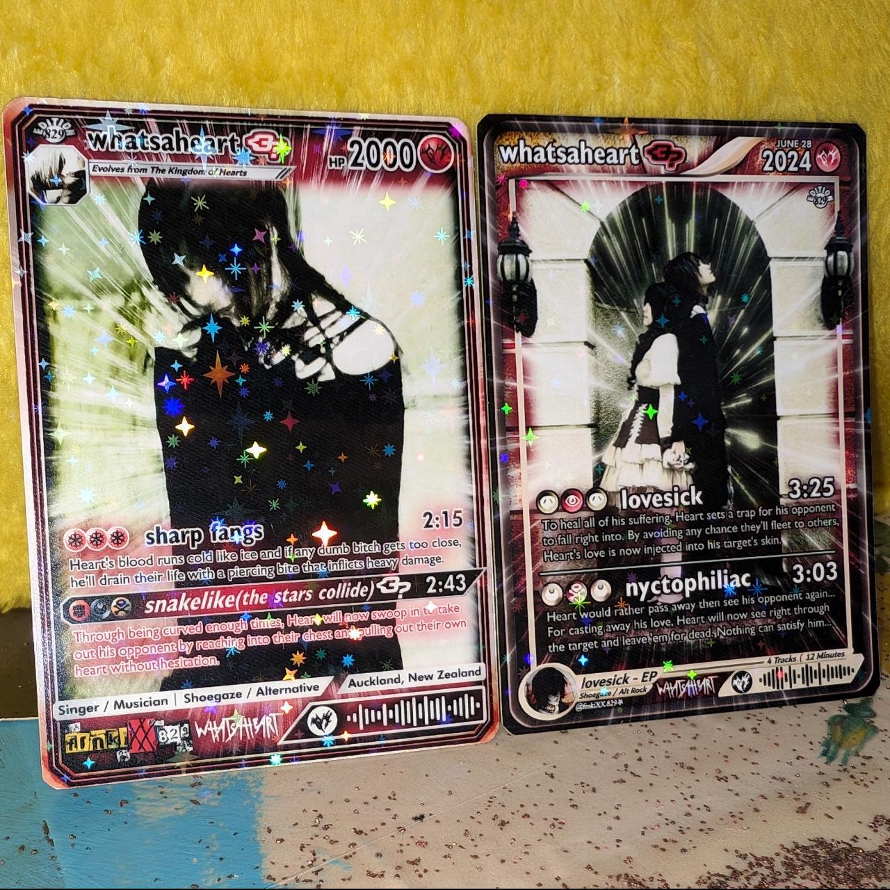whatsaheart Holographic Trading Card Set !!ALL... | Depop