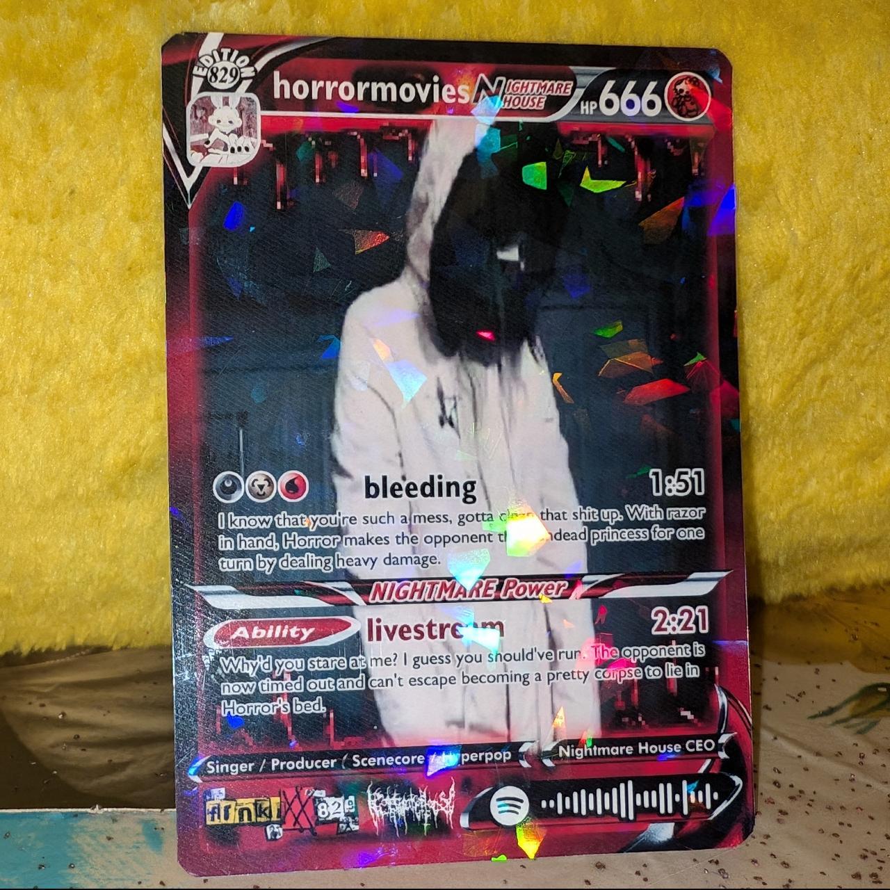 horrormovies Holographic Trading Card !!ALL PRICES... - Depop
