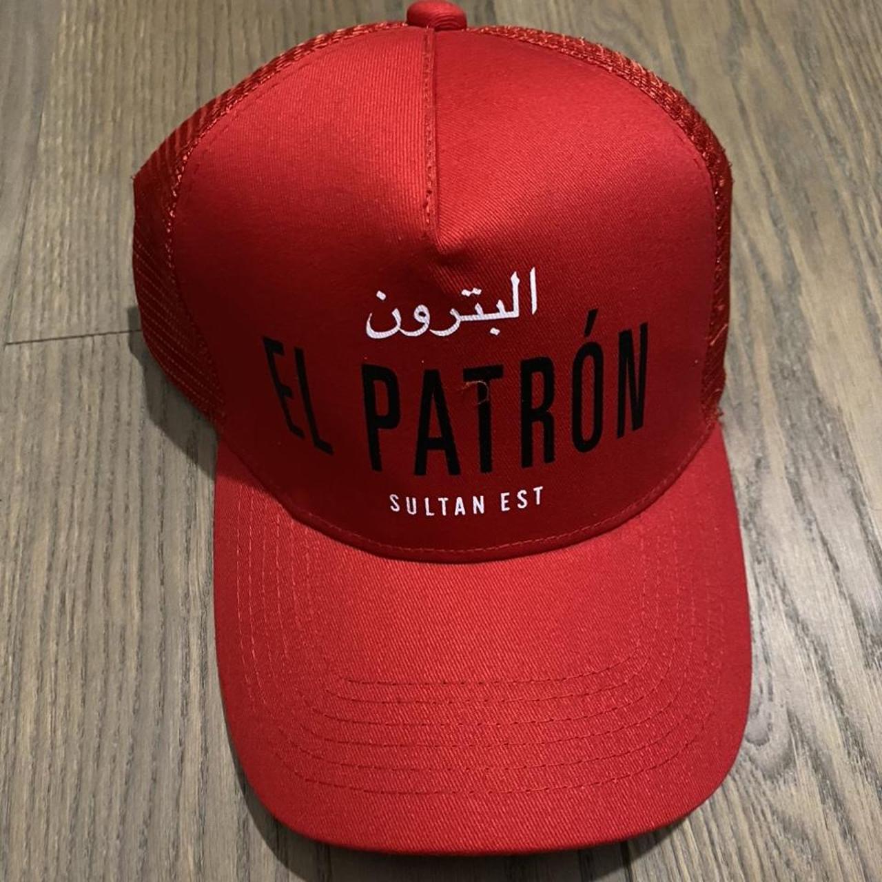Patron In Arabic Curved Peak Baseball Cap Made By... - Depop