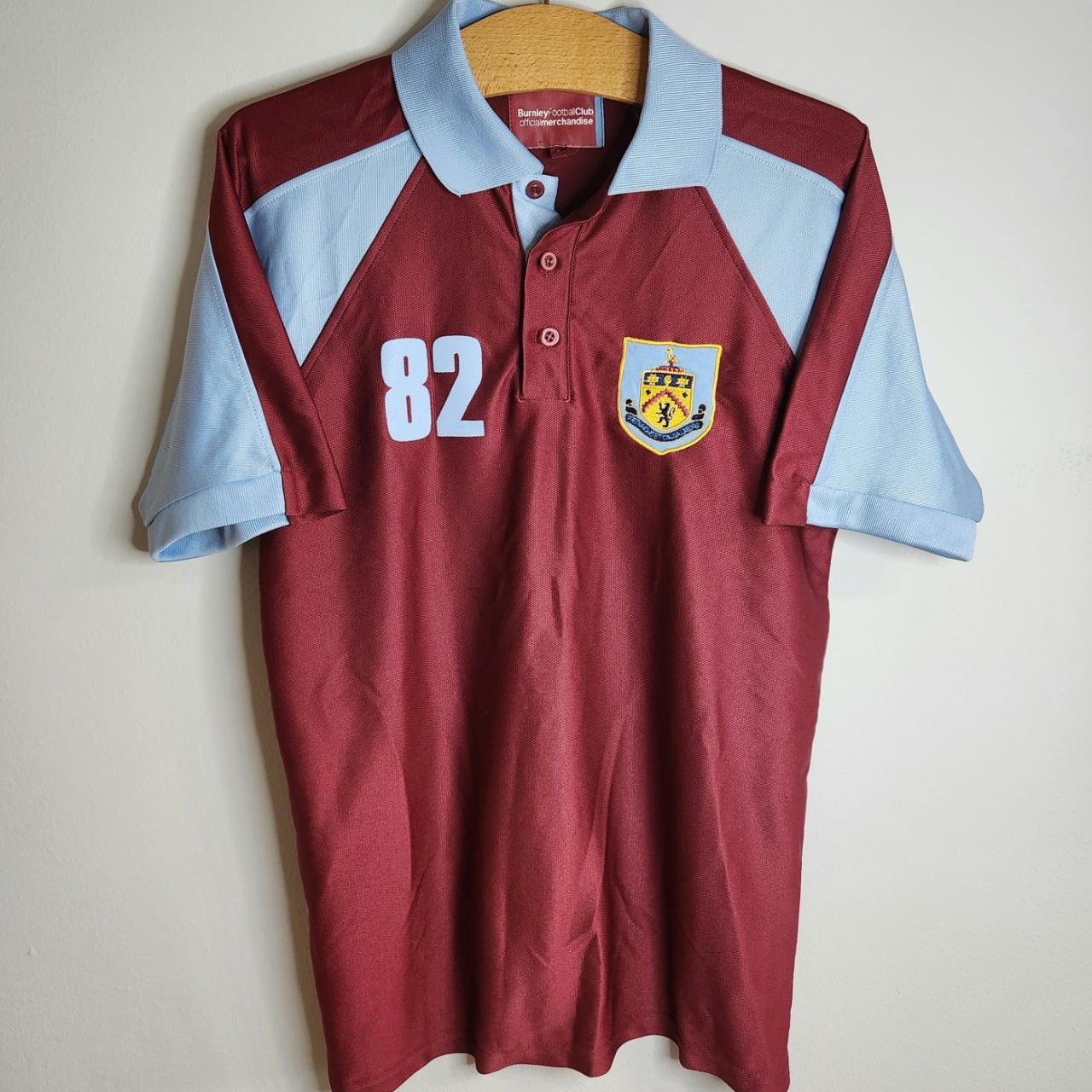 Burnley FC Football Soccer Shirt Kit Jersey Top Tee... - Depop