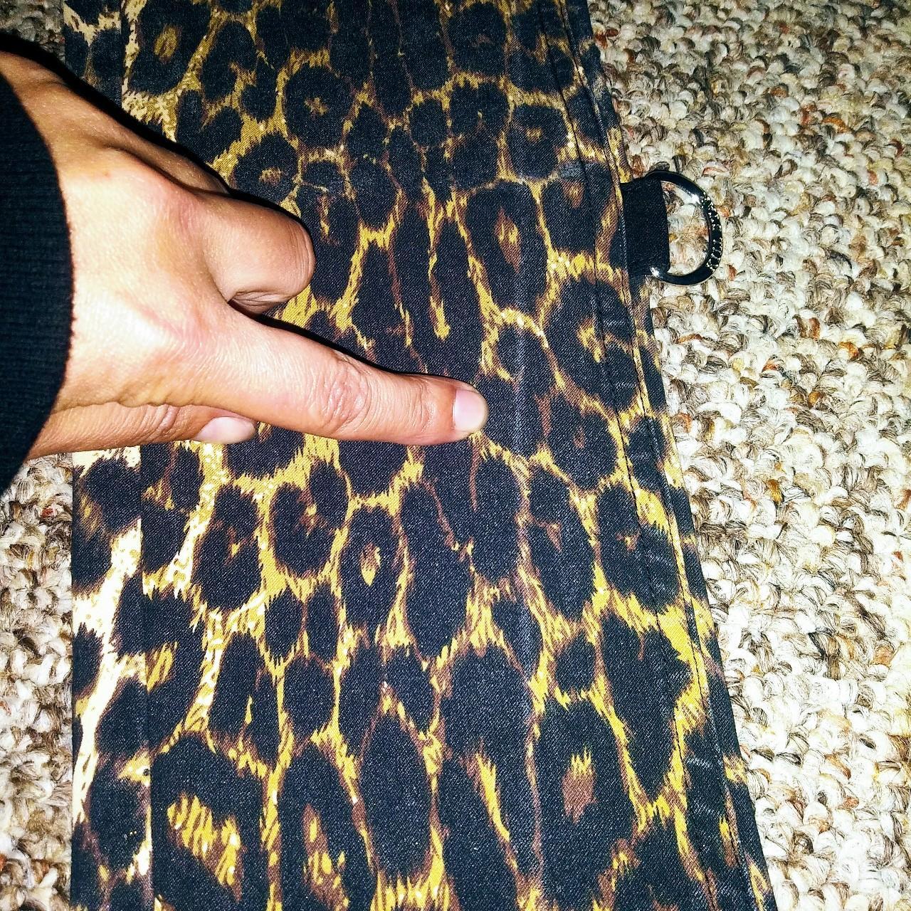 Killstar deaf leopard trouser. Worn a bit,size... - Depop