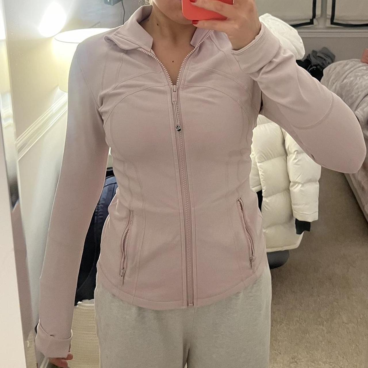 Rare pink lulu define jacket - Depop