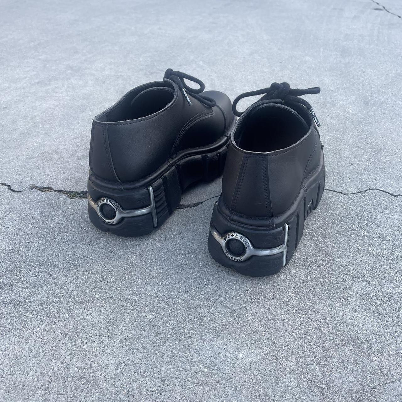 Lightly Used New Rock Platform Boots Size 40 New... - Depop