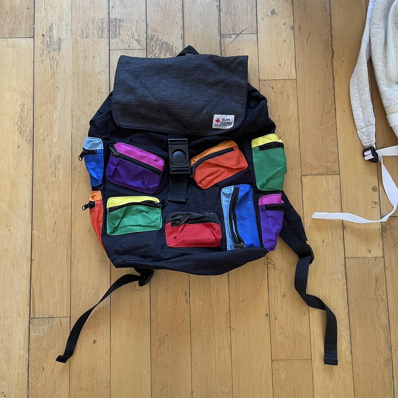 gym master backpack peeling interior - Depop