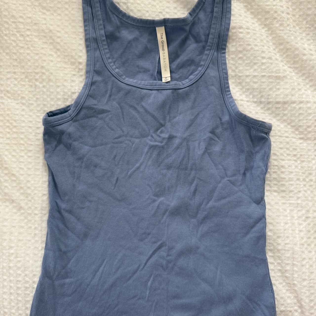 tna aritzia blue tank top | Depop