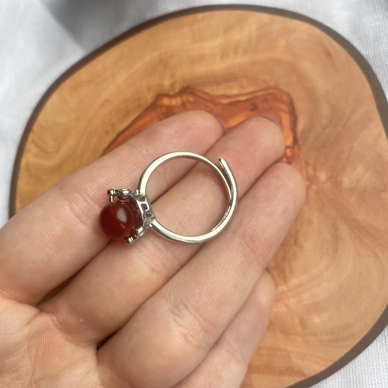 Red fidget ring adjustable to fit S,M,L #y2k #ring... - Depop