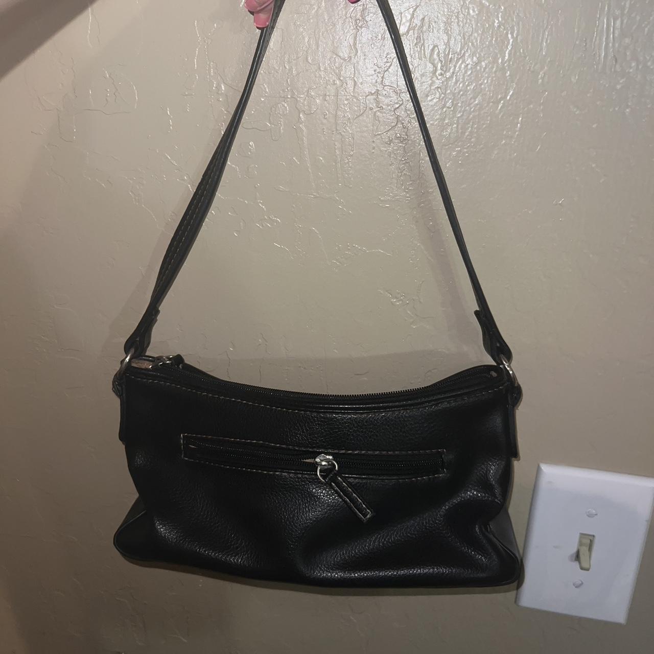 Simple black small shoulder bag. The inside of the... - Depop
