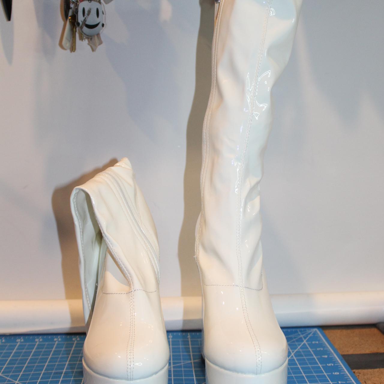 Platform Knee-high Gogo Boots [Size: UK 41] Made in... - Depop