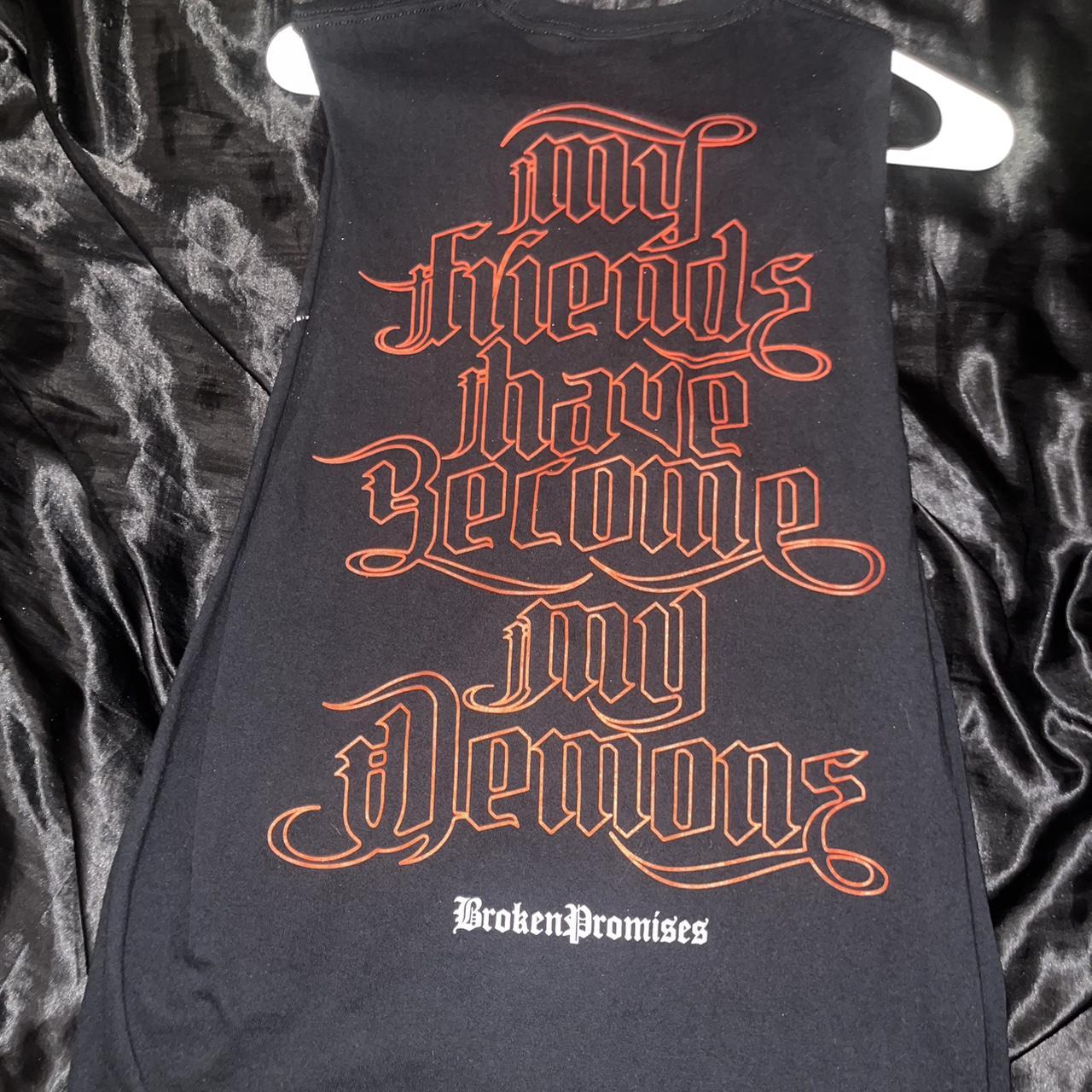 Broken promises tank I cut the sleeves off Size... - Depop