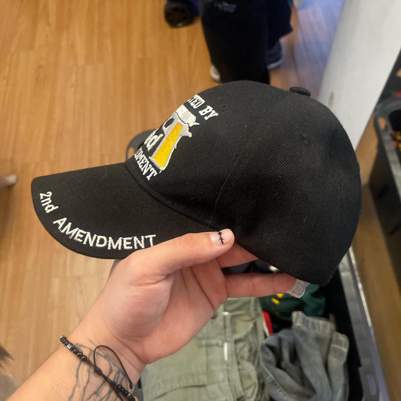 Protected by 2nd amendment cap Velcro strap, One... - Depop