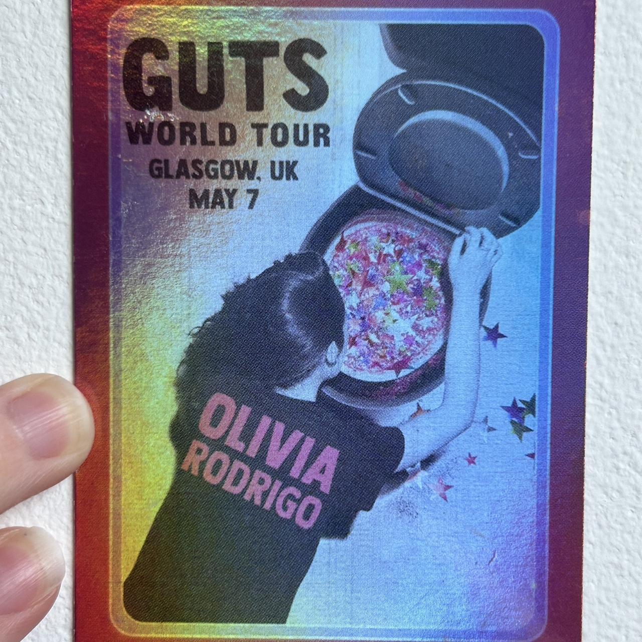 limited edition trading card from Olivia rodrigo’s... - Depop