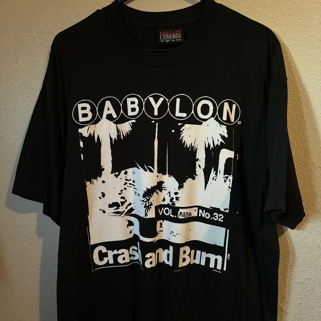 Babylon Crash and Burn Tee Size L Only tried... - Depop