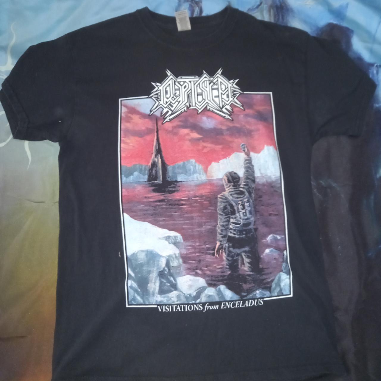 Cryptic shift - visitations from Enceladus tshirt... - Depop