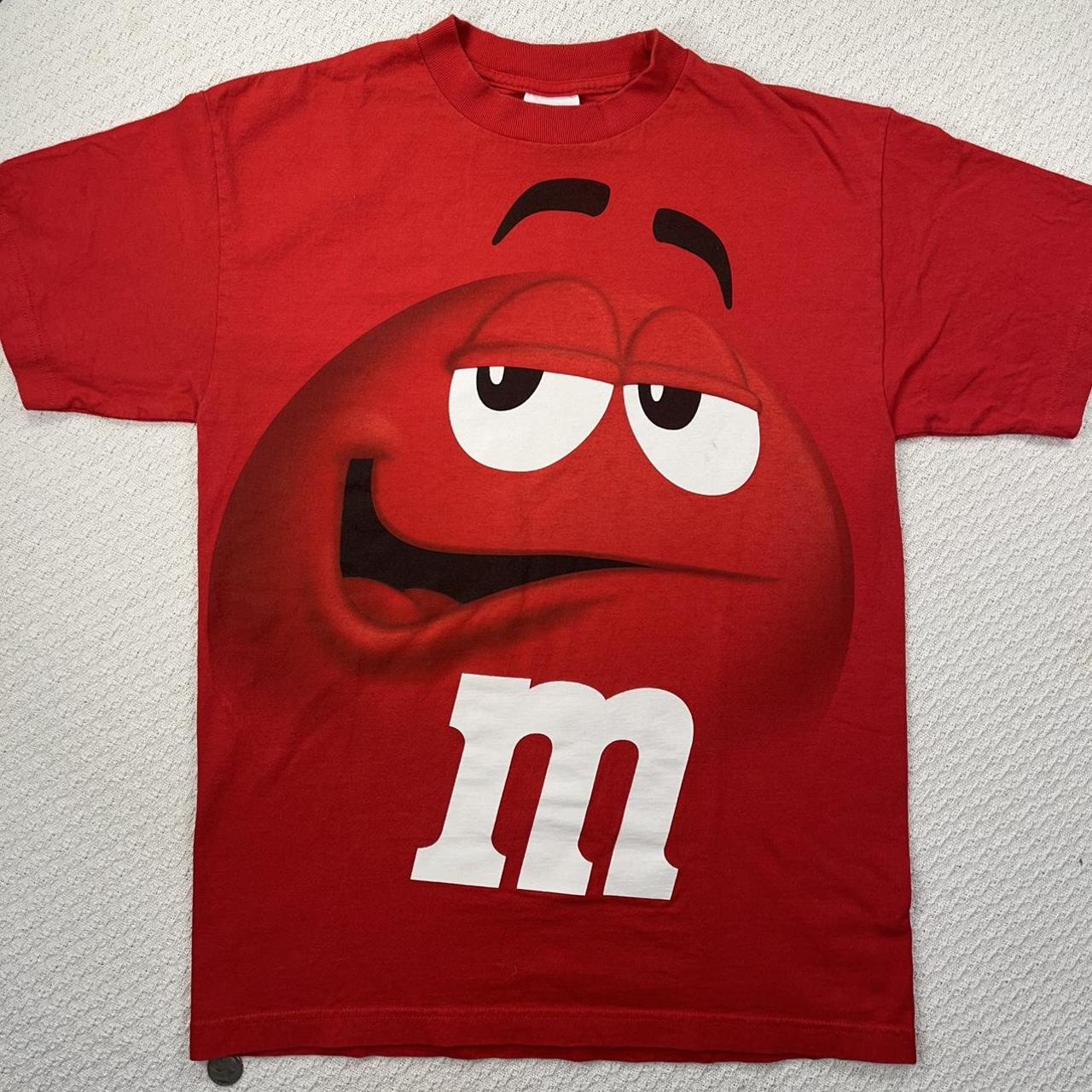 M&M’s Red M&M T- Shirt. Size M on Tag. 100%... - Depop