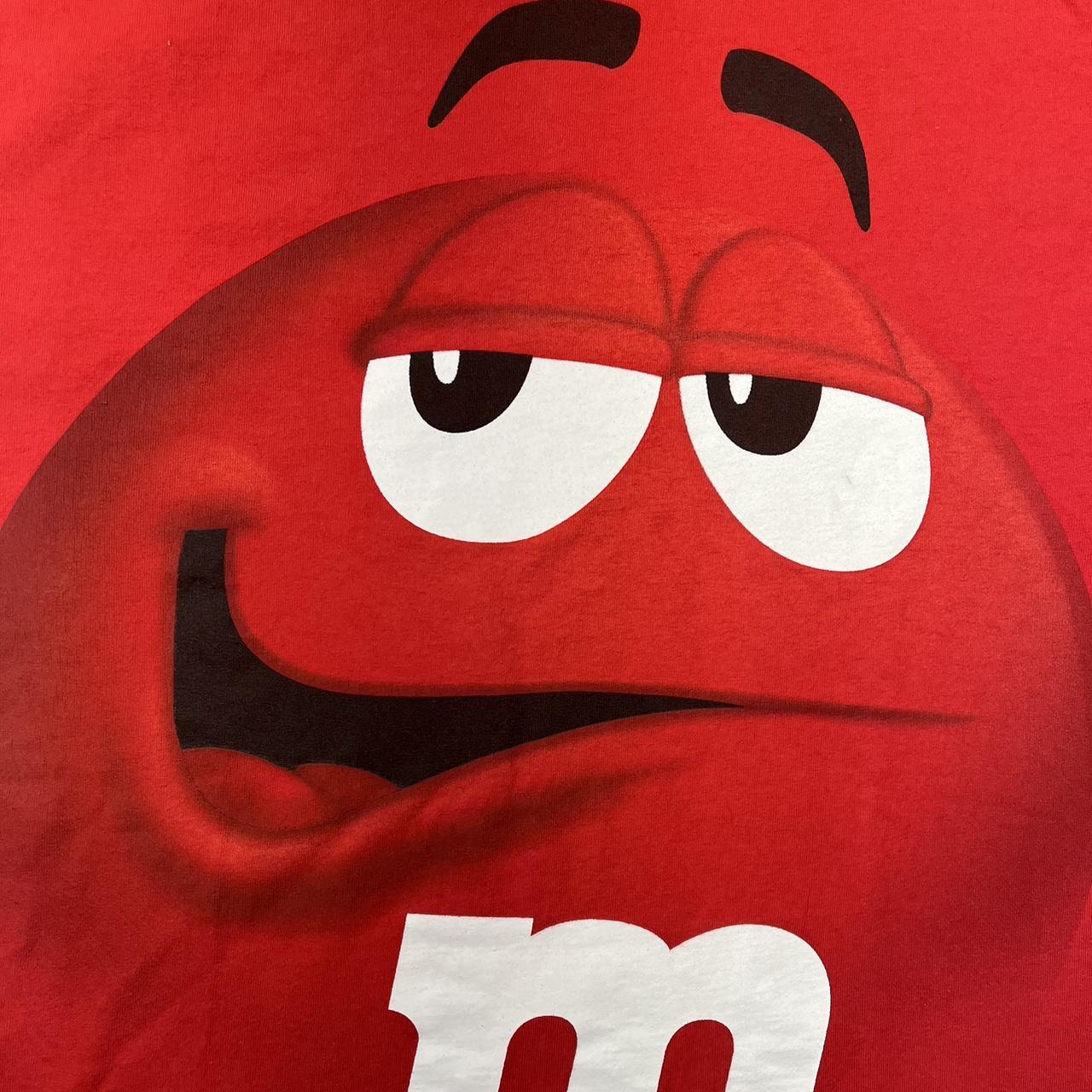 M&M’s Red M&M T- Shirt. Size M on Tag. 100%... - Depop