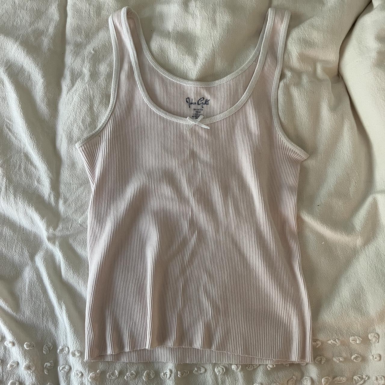 Super cute light pink brandy tank! In great condition - Depop