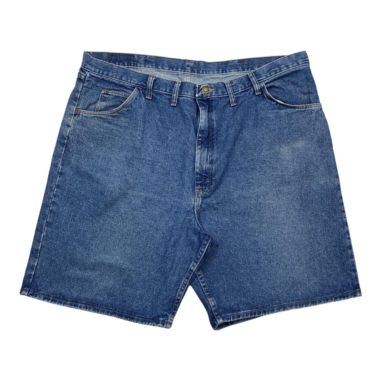 Wrangler Vintage Denim Stonewashed Shorts - Relaxed... - Depop
