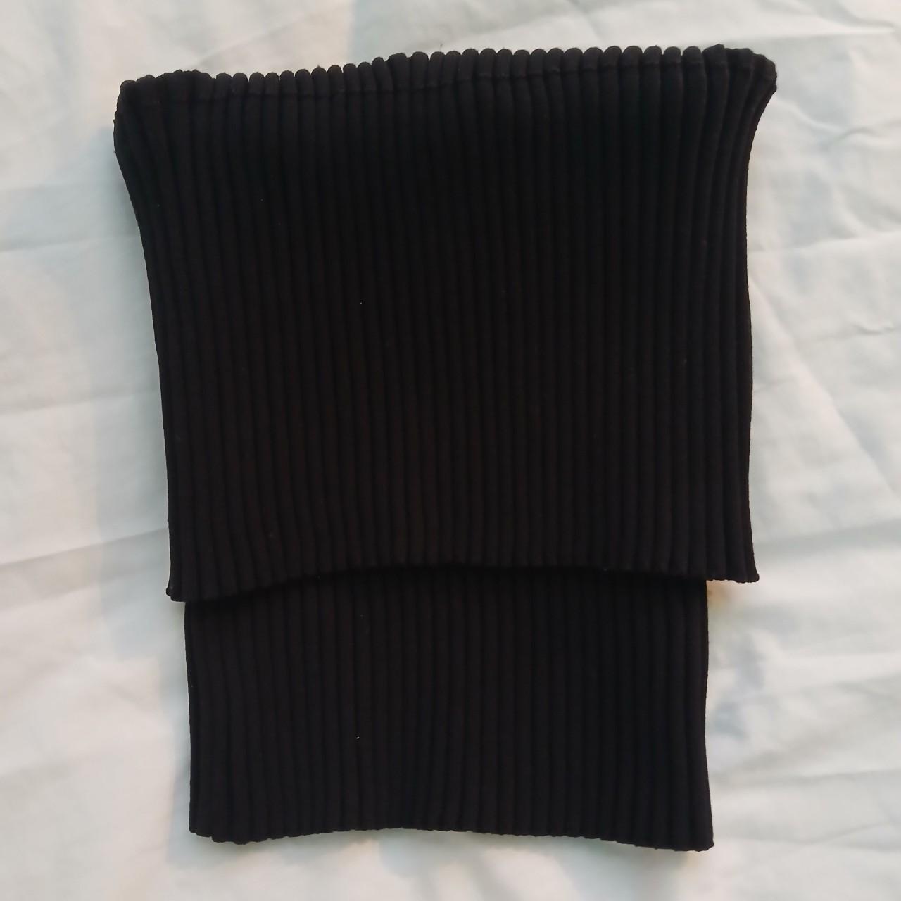 ☆Super stretchy black ribbed tube top, medium... | Depop