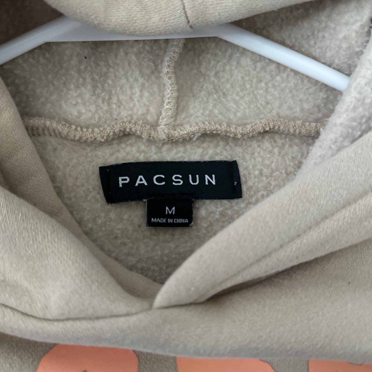 men’s graphic pacsun hoodie size medium rarely... - Depop