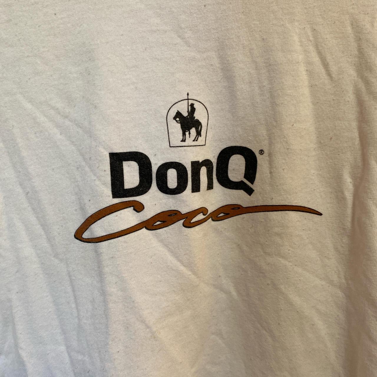 White Don Q Coco rum t-shirt with vintage look #rum | Depop