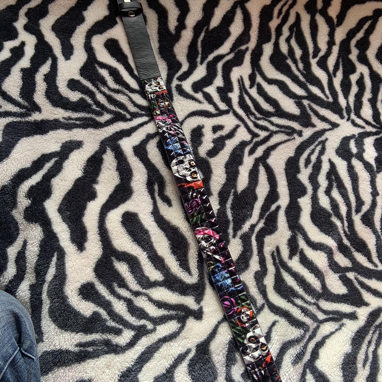 Cute 2000s skull / skeleton studded belt Brand -... - Depop