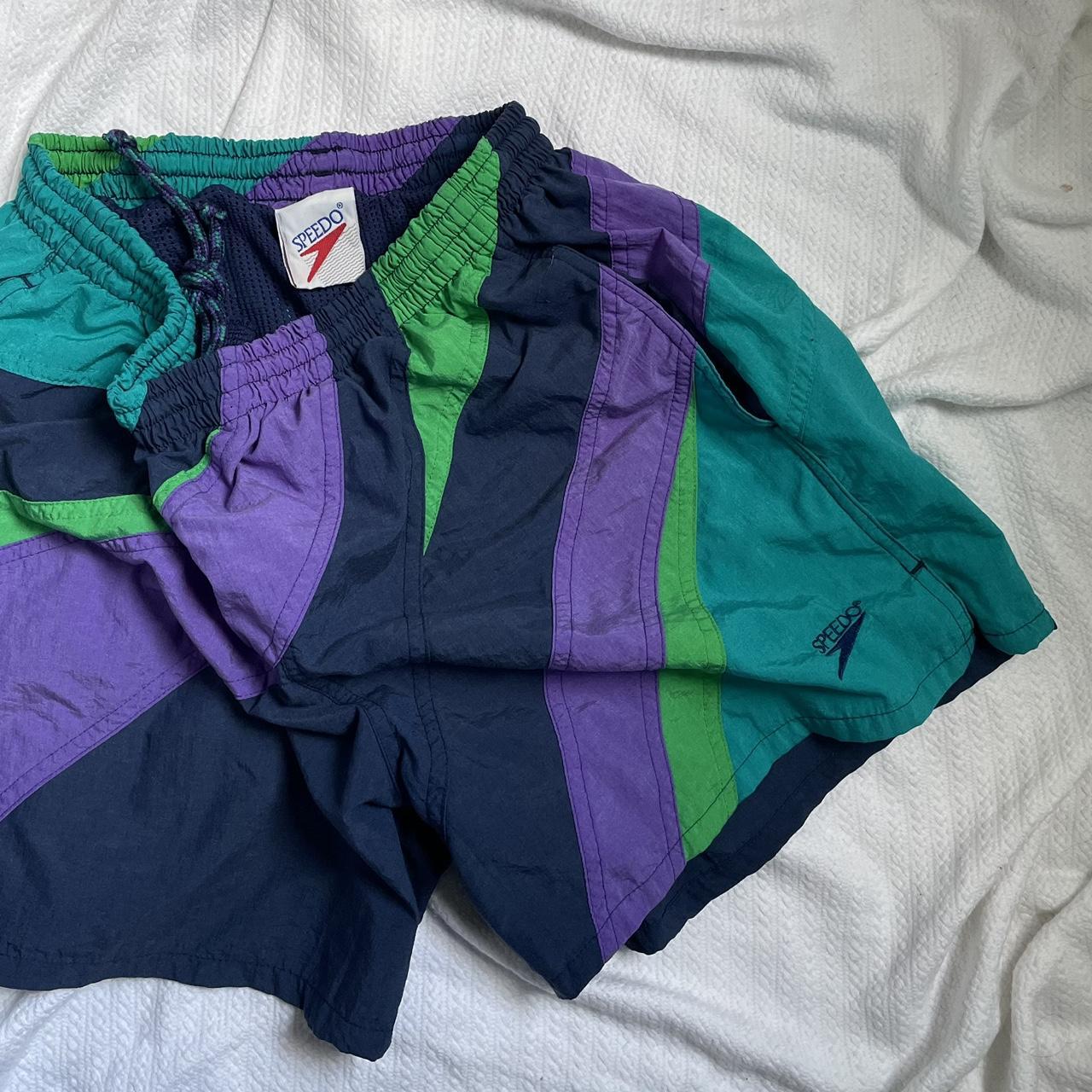 Vintage Speedo mesh-lined drawstring swim trunks⚡️ I... - Depop