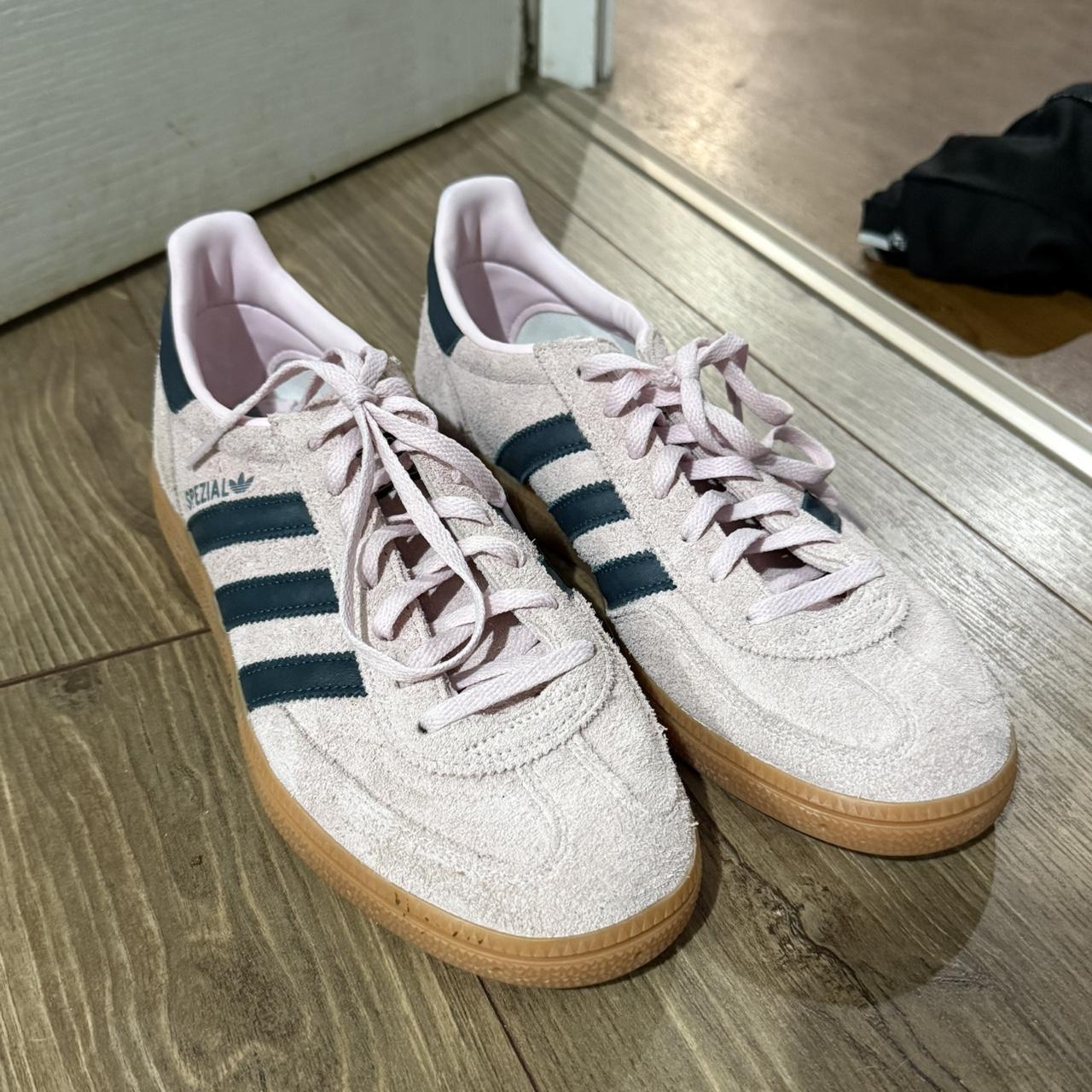 adidas handball spezial pink clear pink and arctic... | Depop