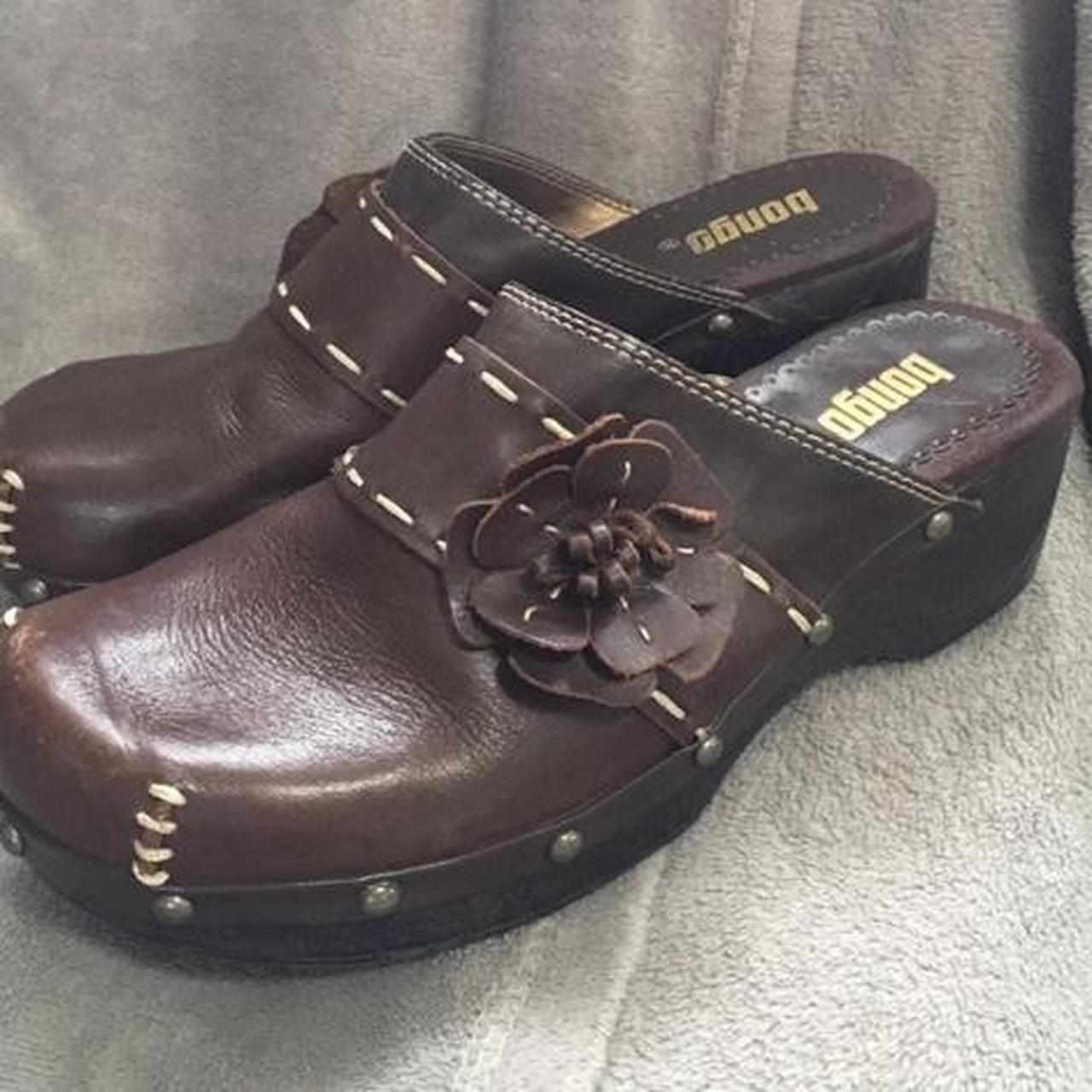 BONGO Women's Brown and Tan Slides | Depop