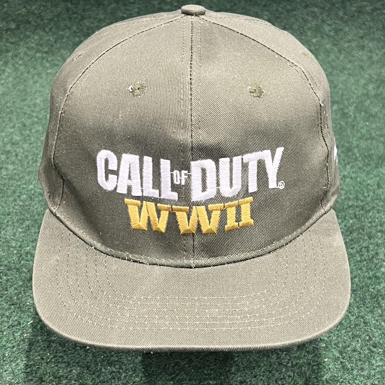 Call of duty WWII Snapback hat Condition- 8/10 see... - Depop