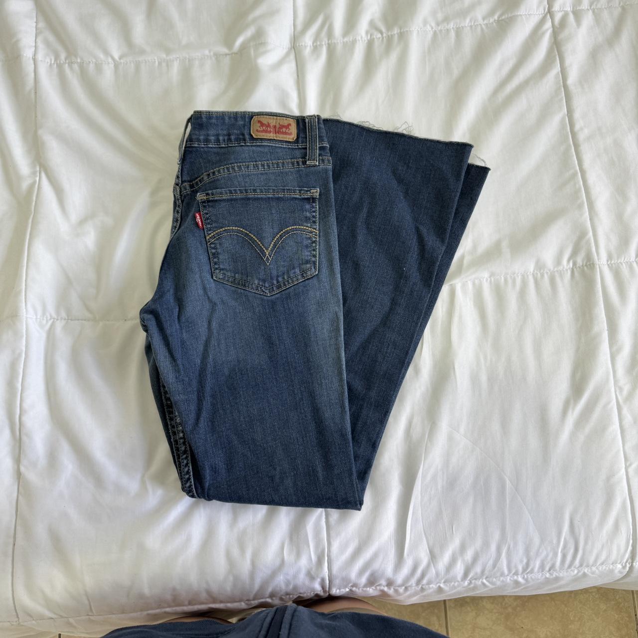 levi 518 superlow bootcut jeans 28” waist... - Depop