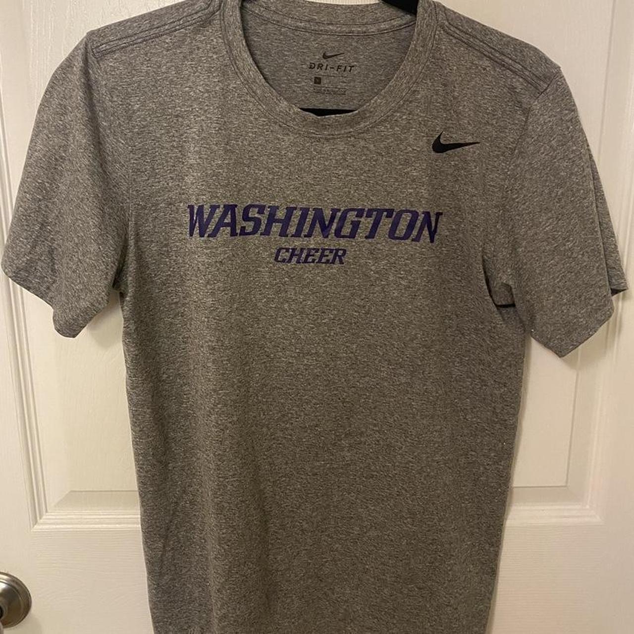 nike university of washington cheer dryfit shirt - Depop