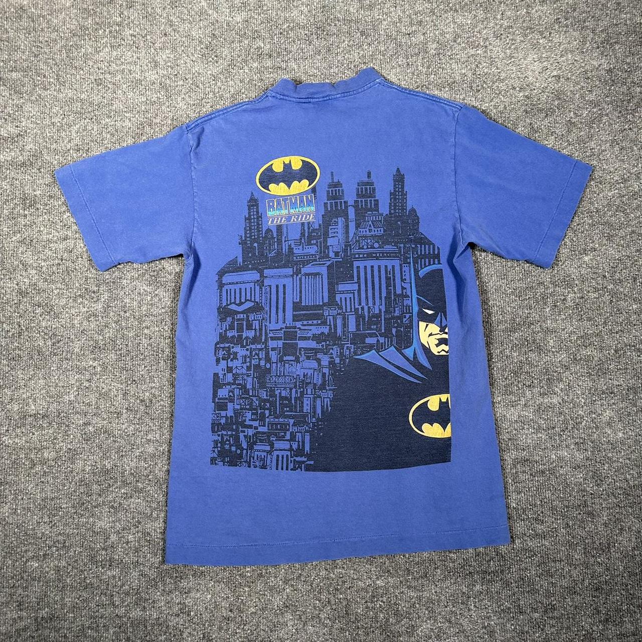 vintage batman six flags tee movie promo art retro... - Depop