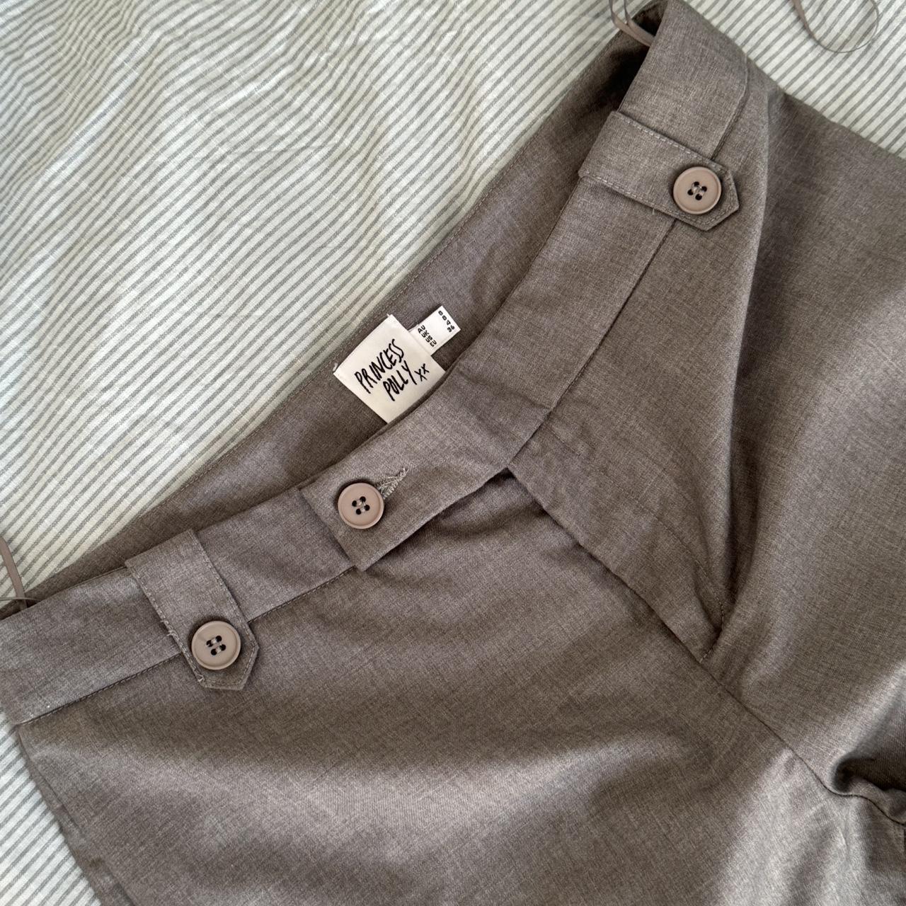 princess polly grey seba trousers never worn, rrp... - Depop