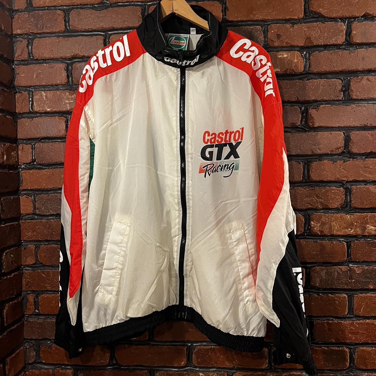 Castrol GTX Racing Windbreaker Size: XL Vintage... - Depop
