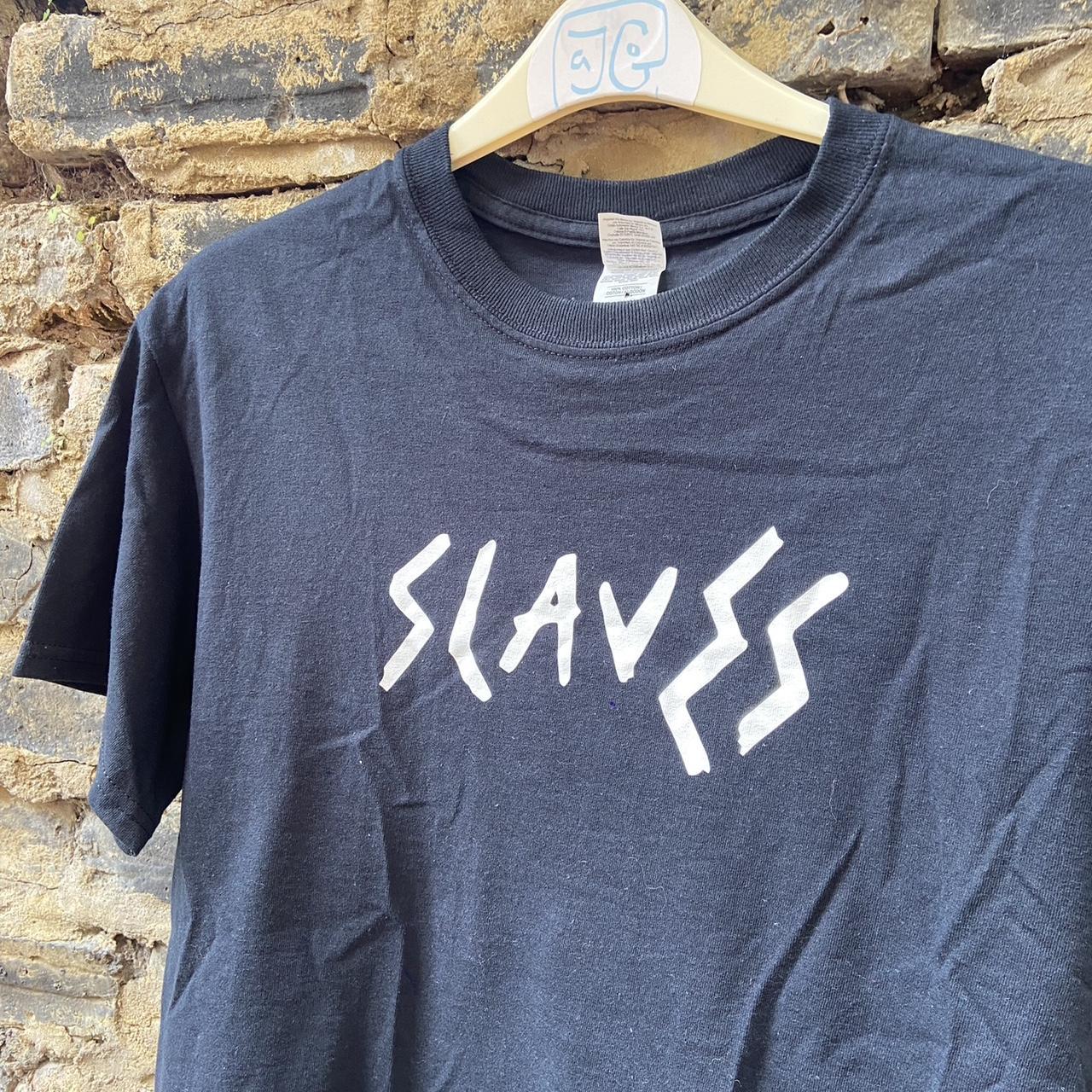 Black Gildan SLAVES Band merchandise T shirt Mens... - Depop