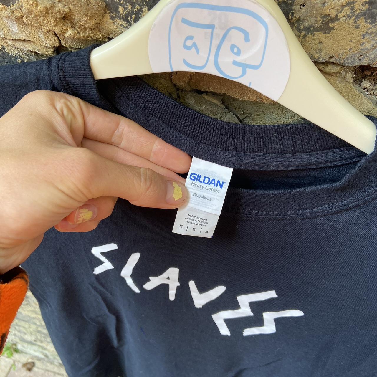 Black Gildan SLAVES Band merchandise T shirt Mens... - Depop