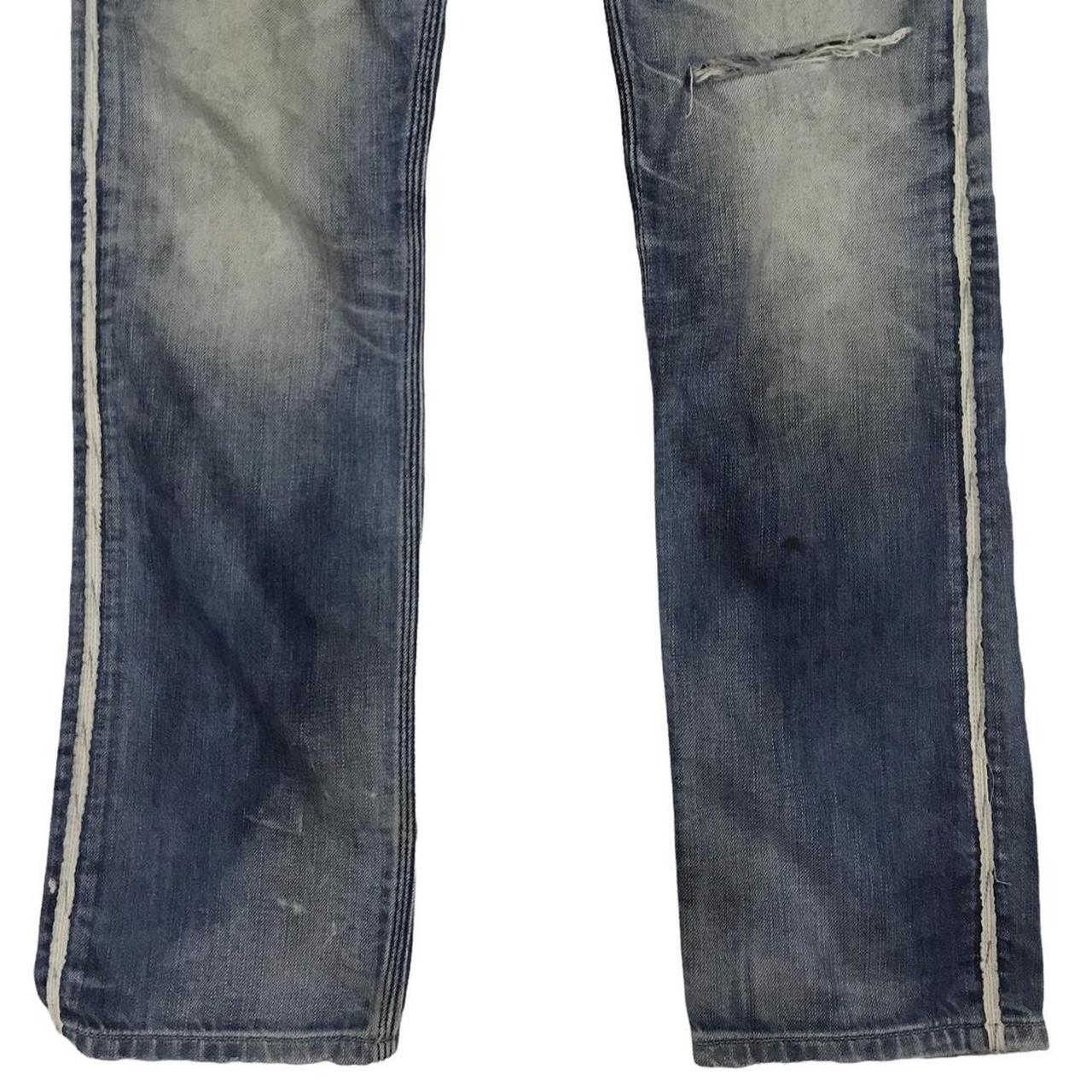 Diesel Industries distressed Jeans Aged jeans size... - Depop