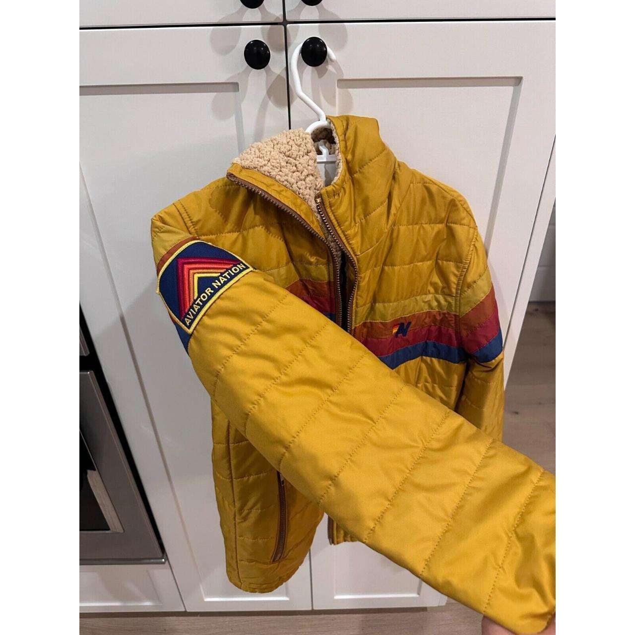 AVIATOR NATION Trekker Puffer Ski Jacket Hooded XS... - Depop