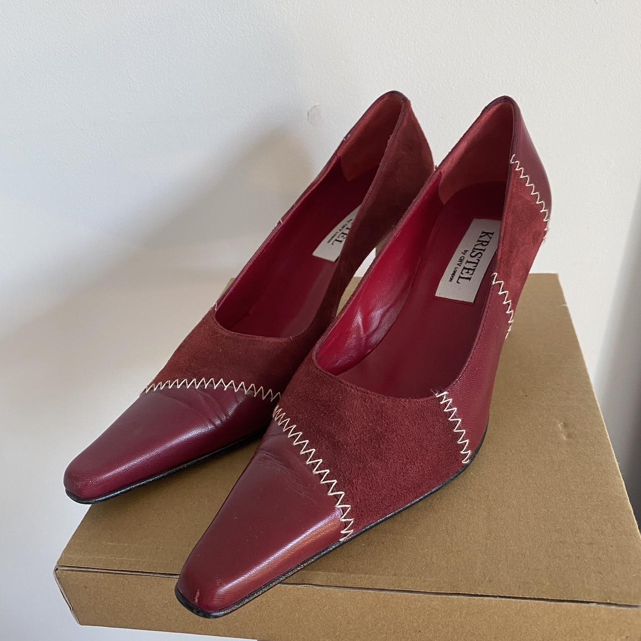 Incredible Red Leather Heels More Comfortable Than Depop