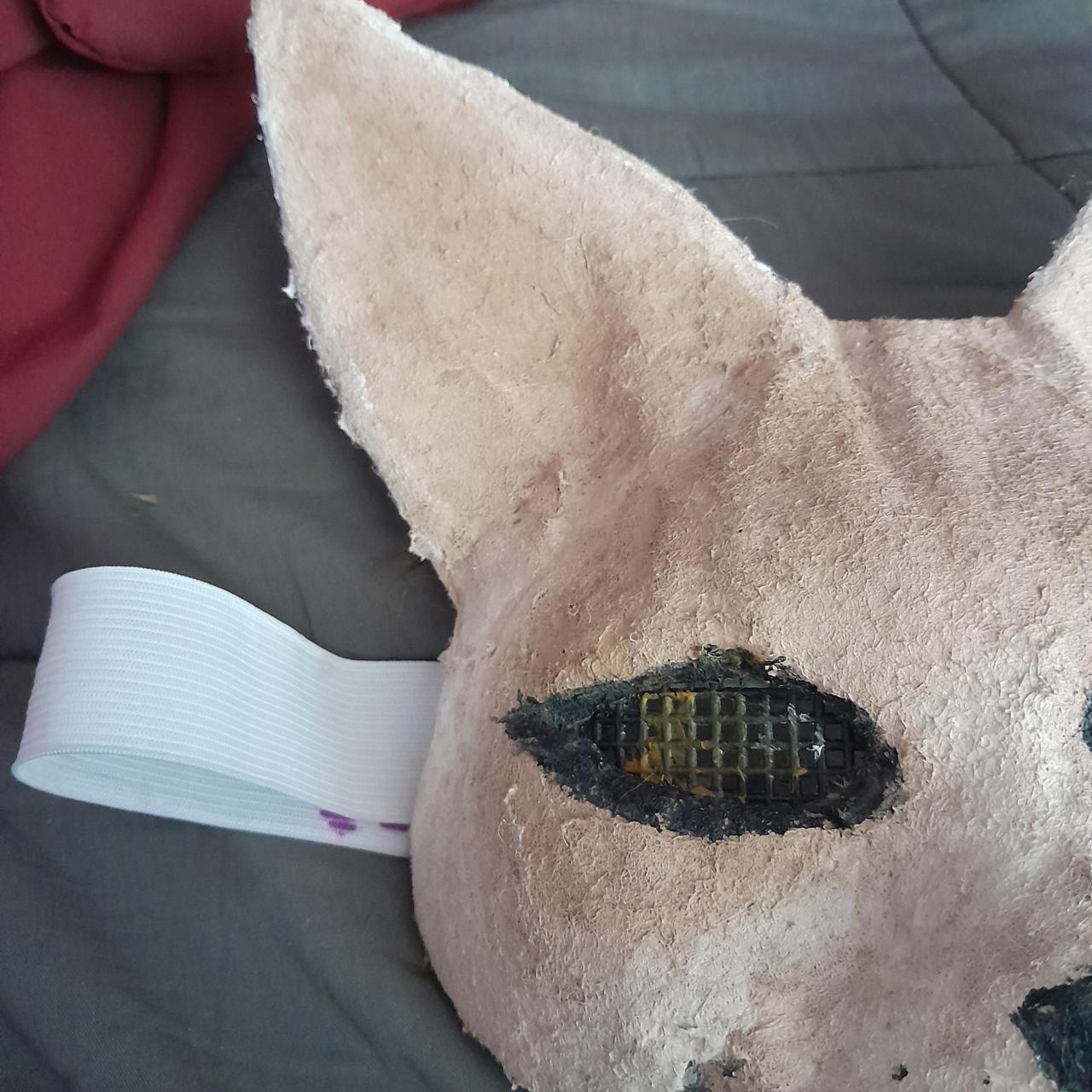 fennec fox therian mask it looks ok the quality... | Depop