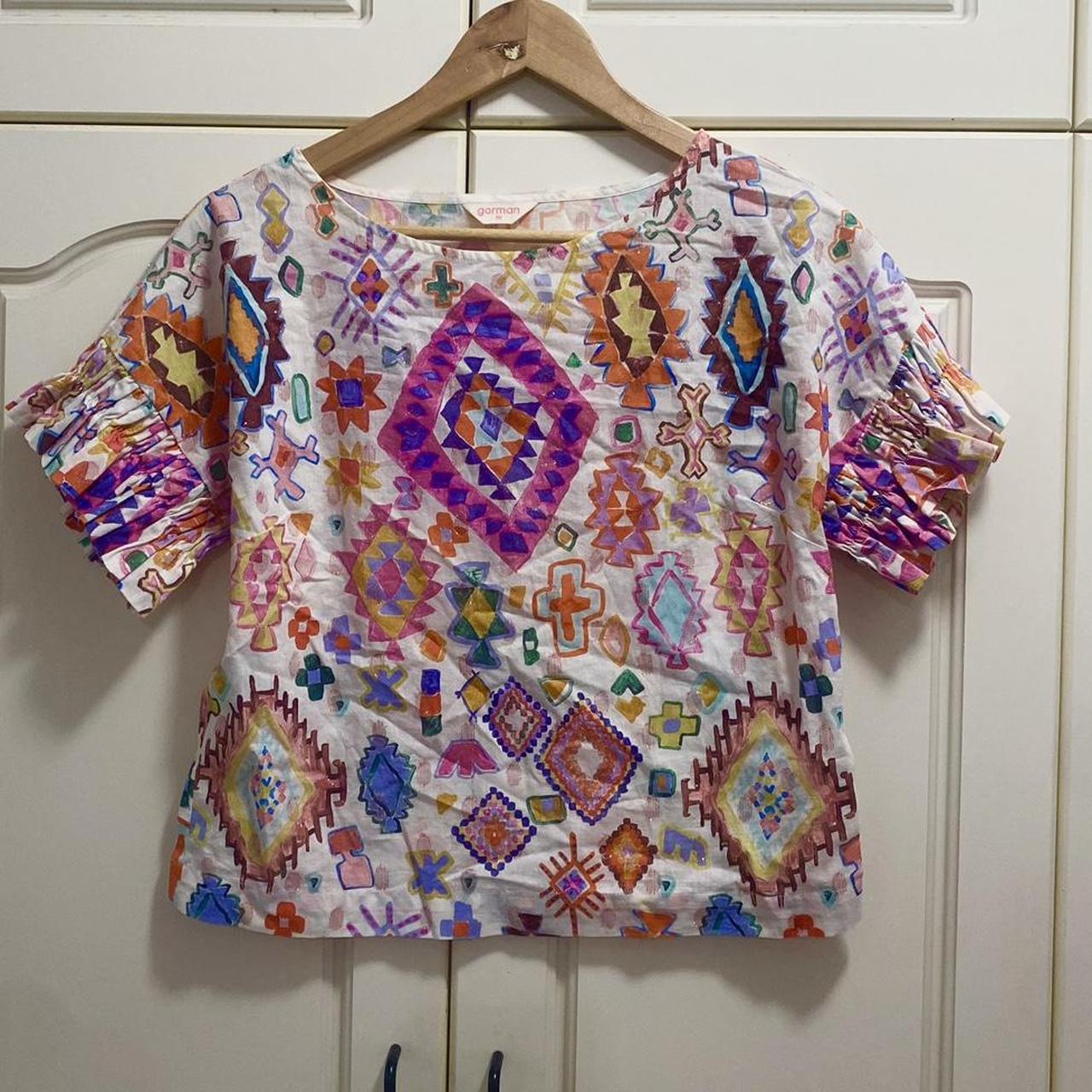 Colourful Gorman top 🪩Brand - Gorman 🪩Colour -... | Depop