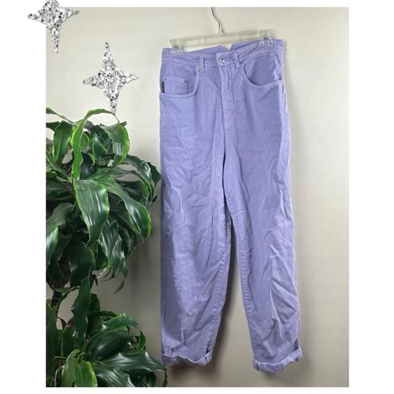 90s purple high waisted pants. Purple pants? Gotchu.... - Depop