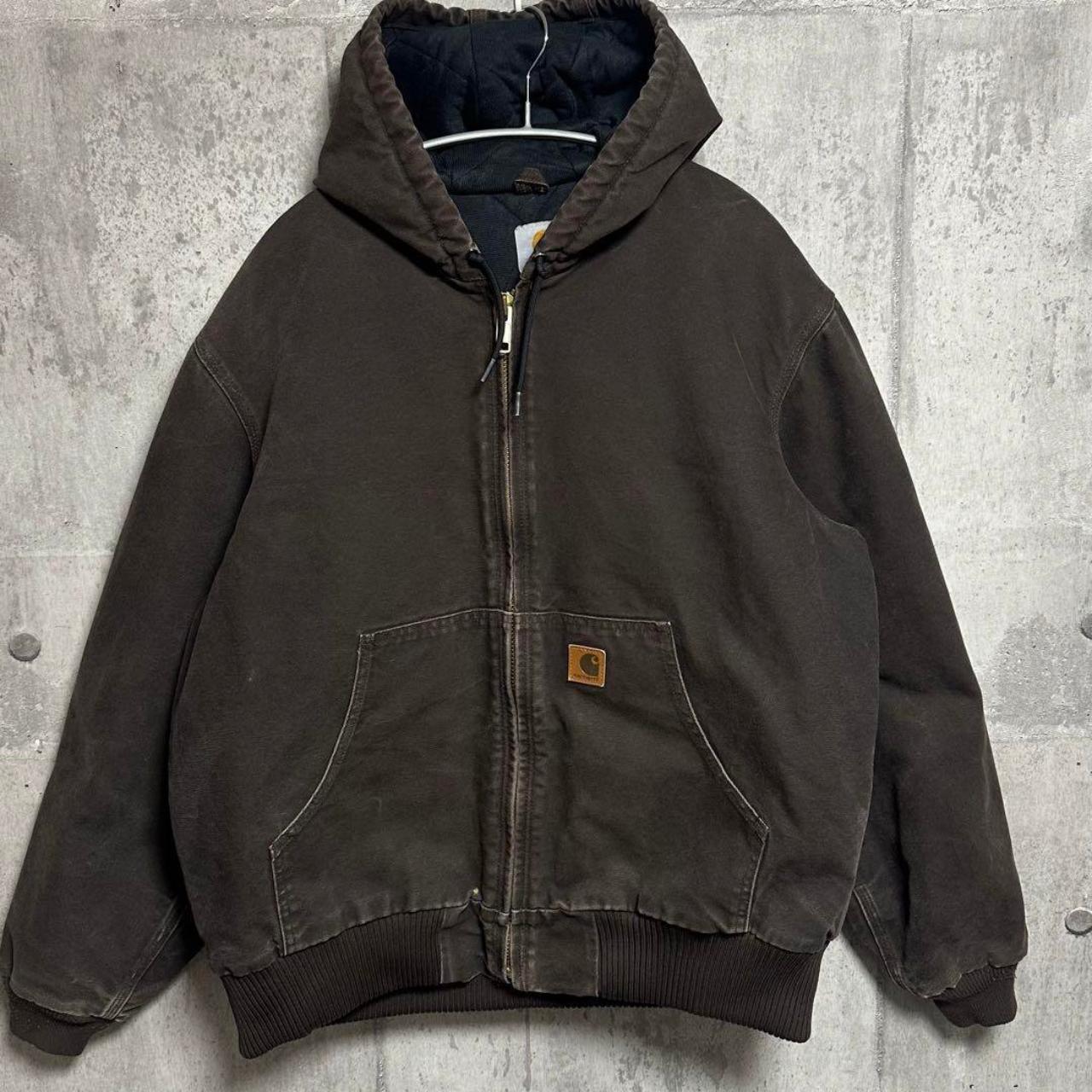 Carhartt Men's Brown Jacket Carhartt Active Jacket... - Depop