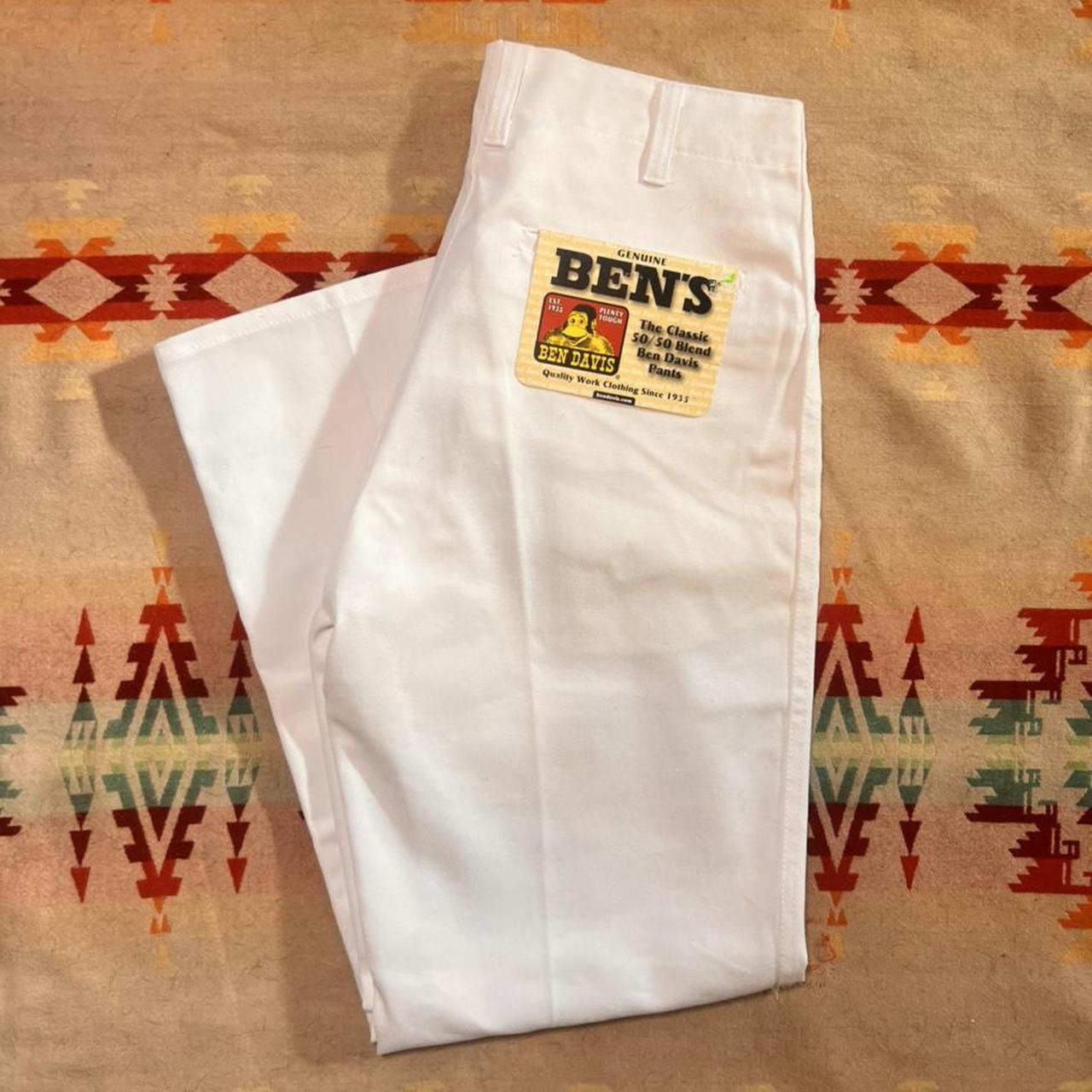 Sz. 30 NWT Ben Davis White Pants *PDX MESSAGE FOR... - Depop