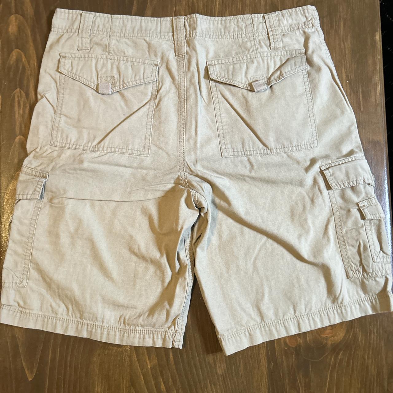 Company Eighty One tan cargo shorts Size:34 - Depop