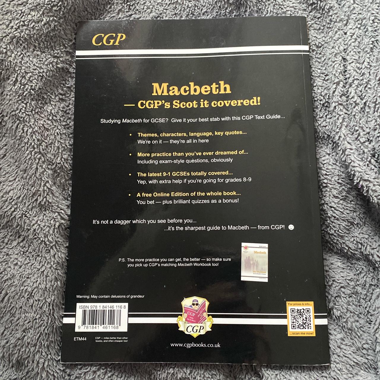 macbeth gcse english cgp revision guide • in good... - Depop