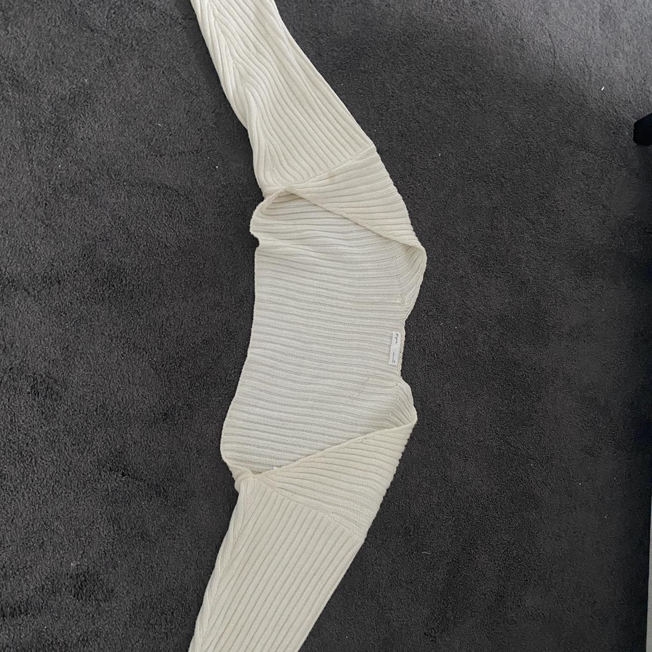 White Shrug (one size) Little bit of tan on the arm... - Depop