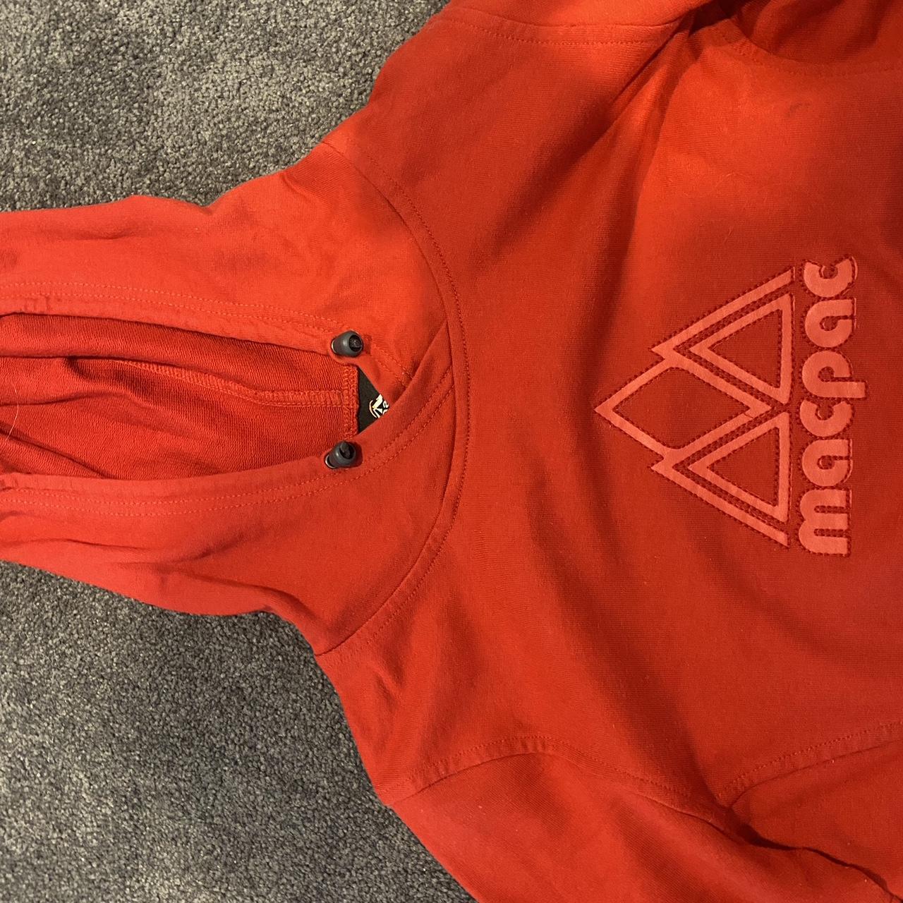 Macpac red jumper It is a tight fit jumper and only... - Depop