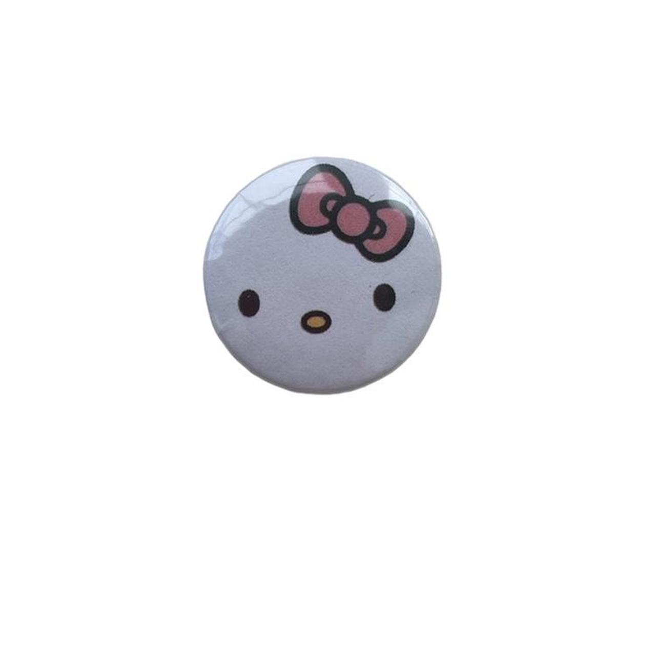 Hello kitty button badge 25mm Free... - Depop