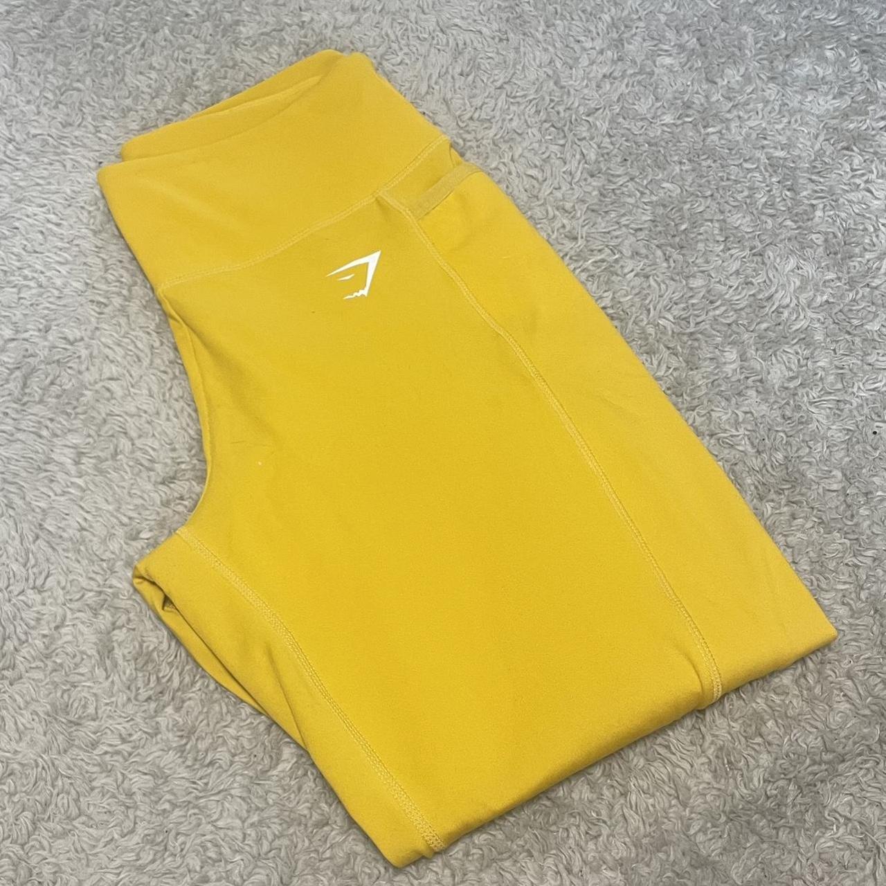 Gymshark Dry Yellow Set 💛 Not worn barely, one of... - Depop